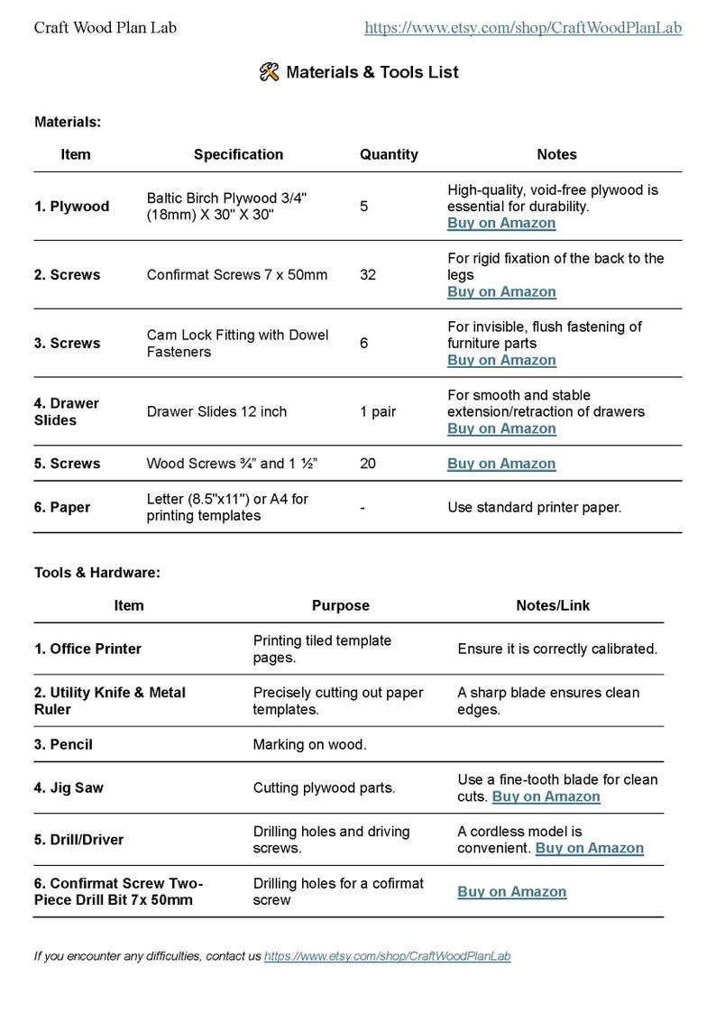Planos de escritorios y sillas para niños (PDF) / Madera contrachapada ...