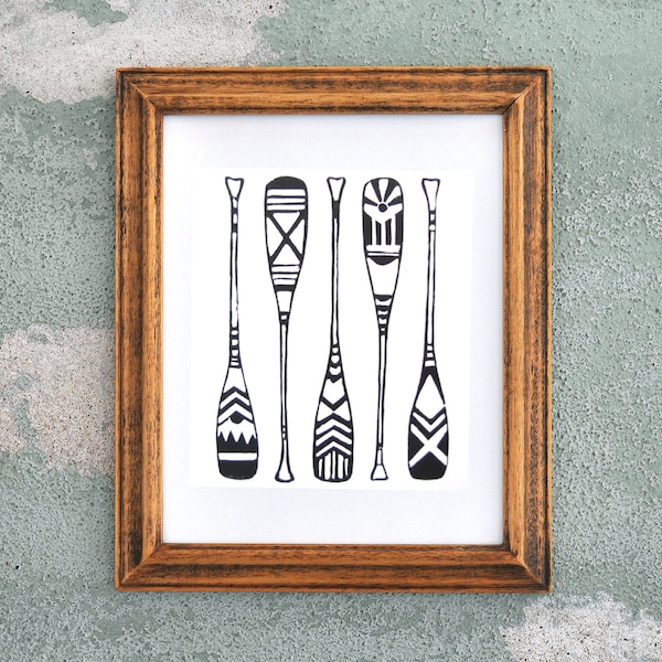 Wood Canoe Wall Art - Etsy