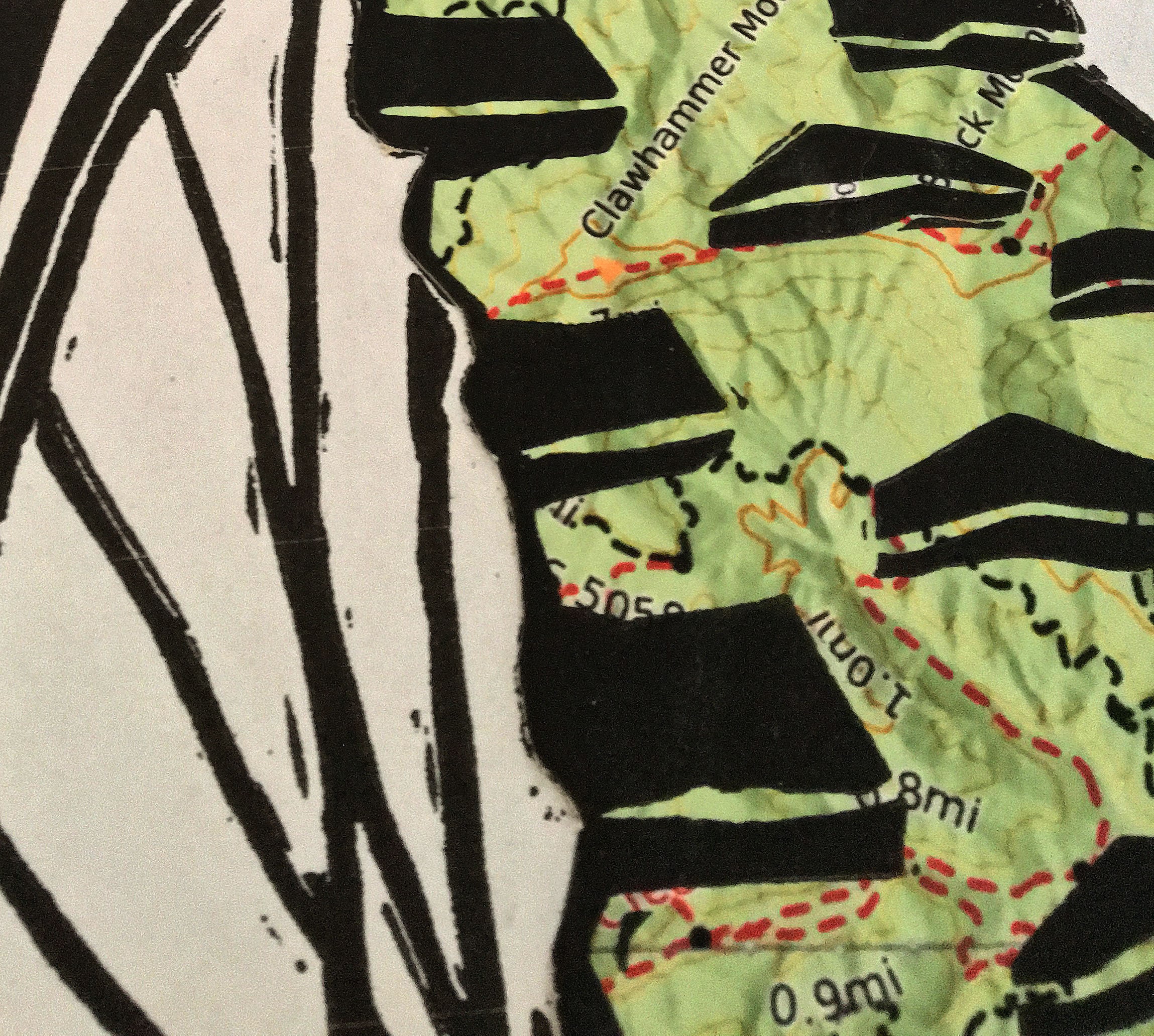 Mountain Bike Custom Topographic Art Print - Etsy