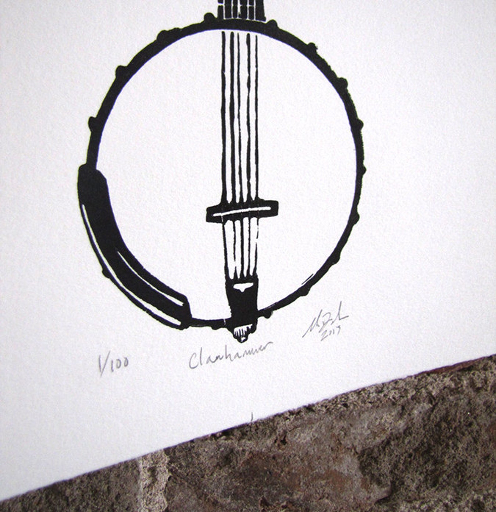 Banjo Bluegrass Limited Edition Print - Music Wall Art - Etsy