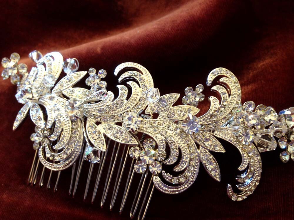 Bridal Hair Comb Crystal Comb Crystal Headband Bridal Hair | Etsy