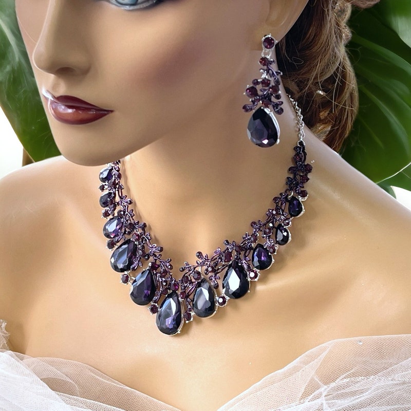 Purple Jewelry - Etsy