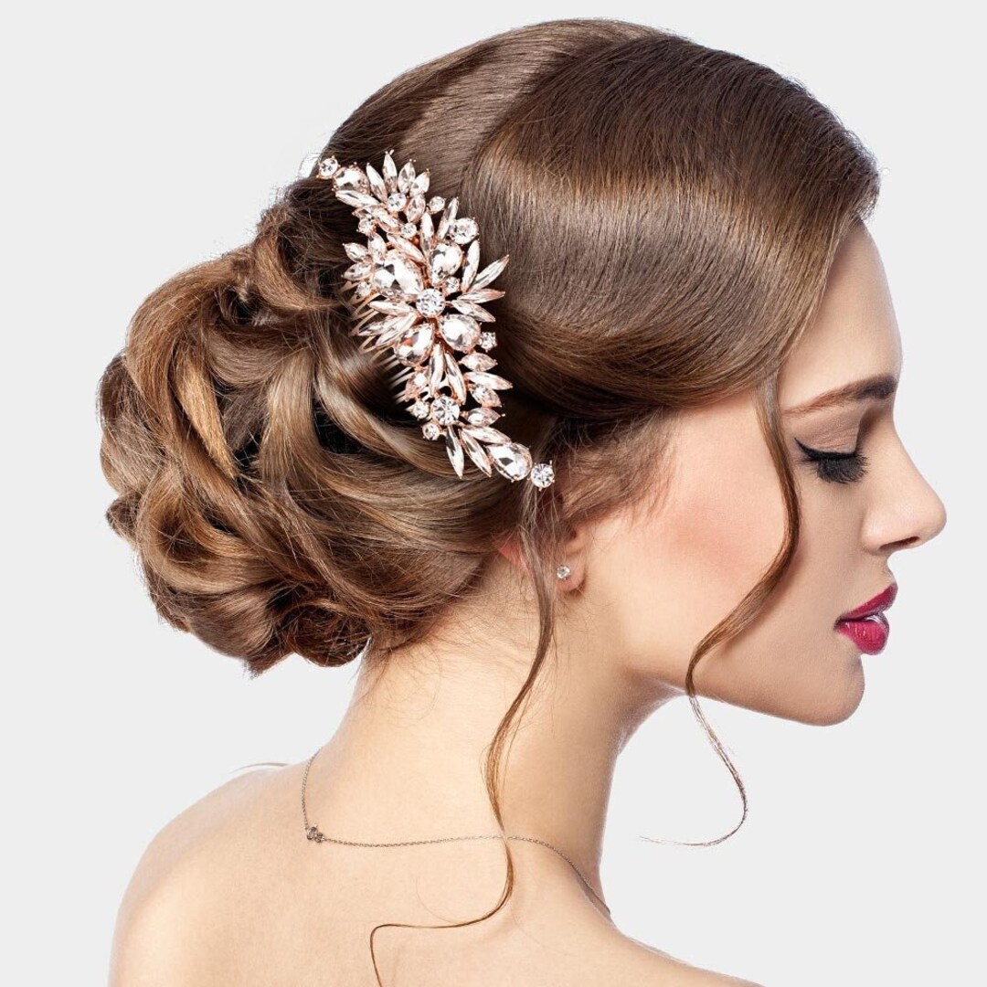 Bridal Hair Comb, Bridal Hair Jewelry, Wedding Hair Jewelry, Crystal ...