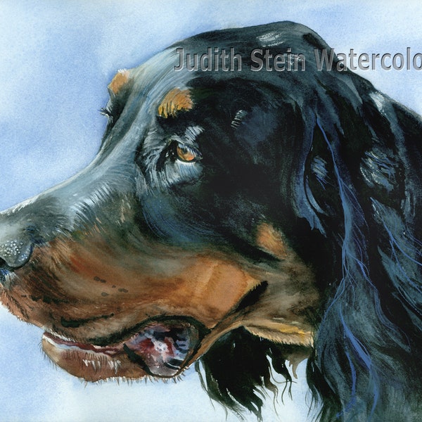 Gordon Setter - Etsy