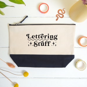 Lettering Stuff Cotton Storage Pouch - Etsy