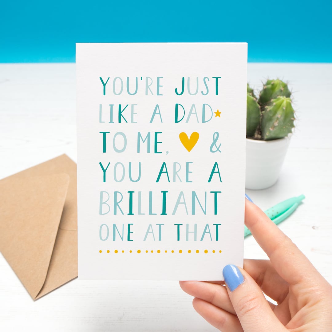 Just Like A Dad Father's Day Card - Etsy