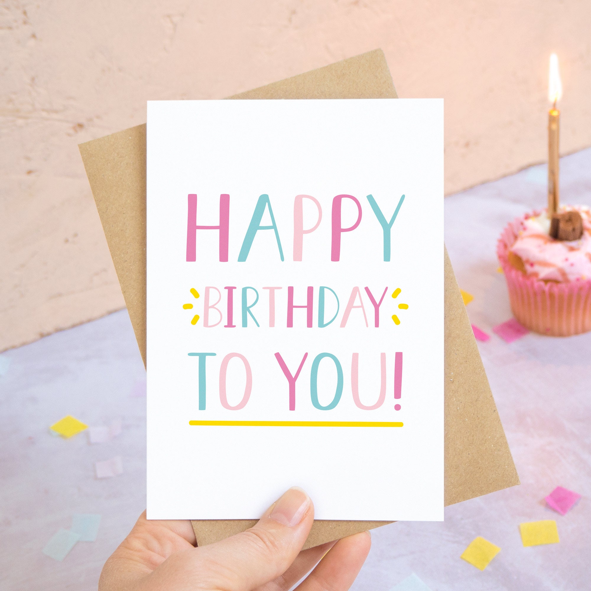 Happy Birthday Card - Etsy