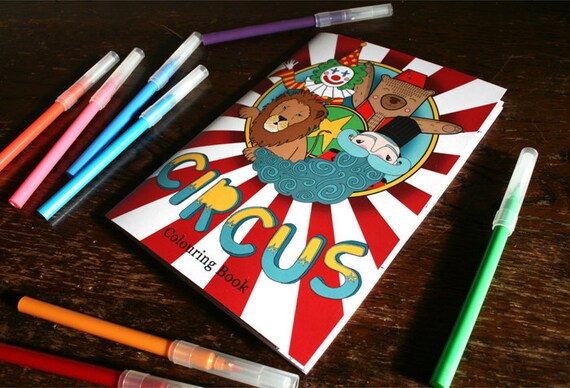 Items similar to The Circus Colouring Book By PPS Collective on Etsy