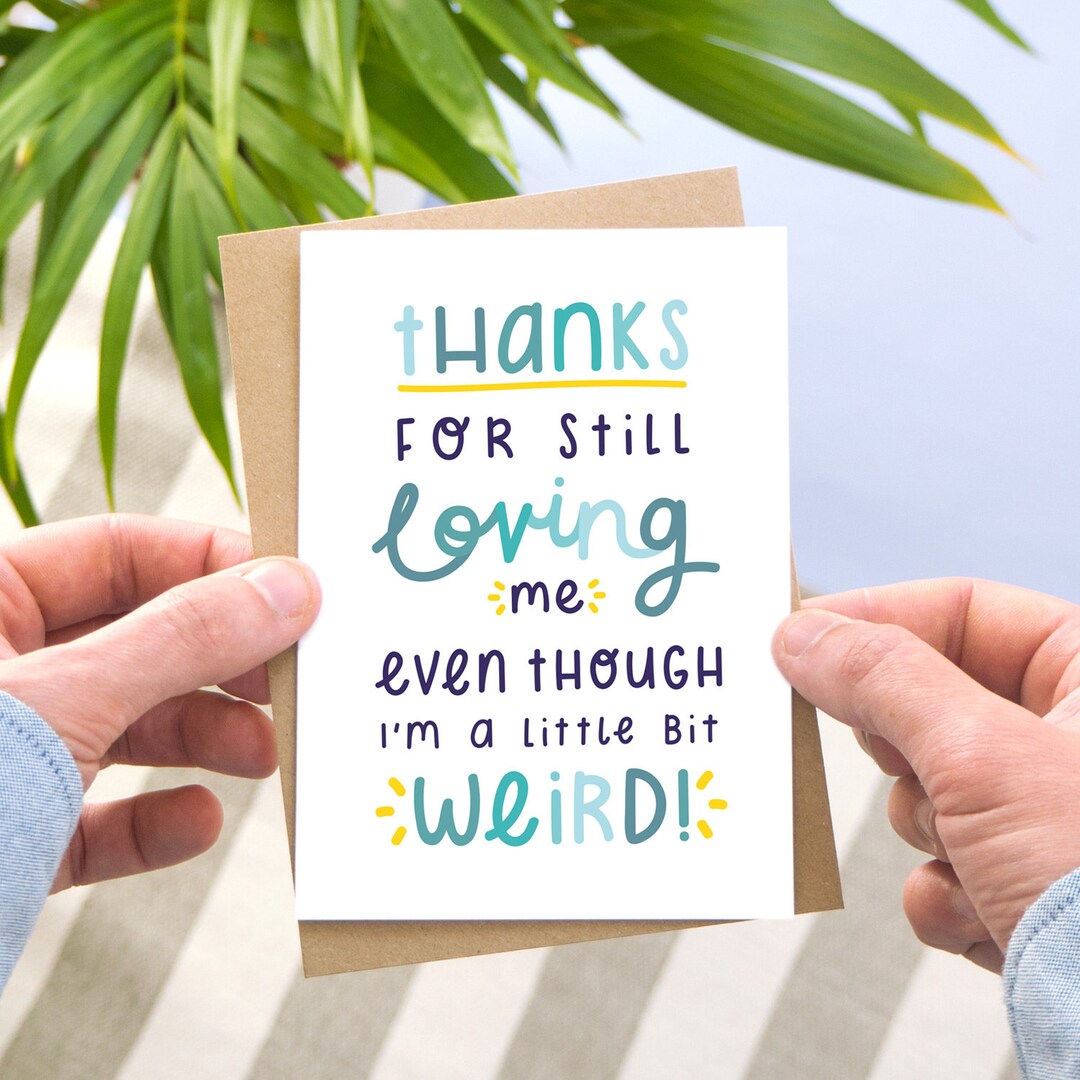 Weird Card - Etsy