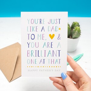 Just Like A Dad Father's Day Card - Etsy