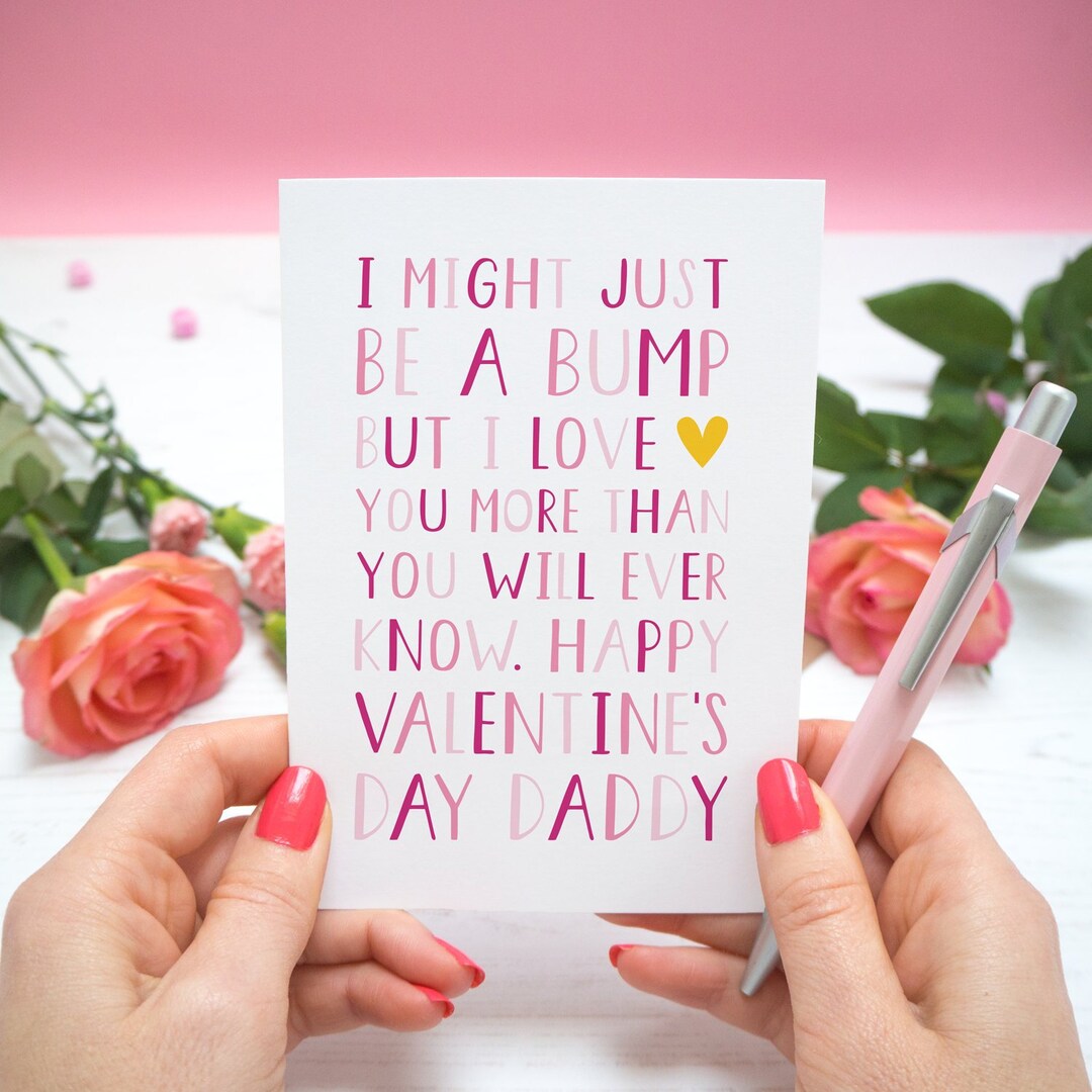 From the Bump Valentine's Card - Etsy