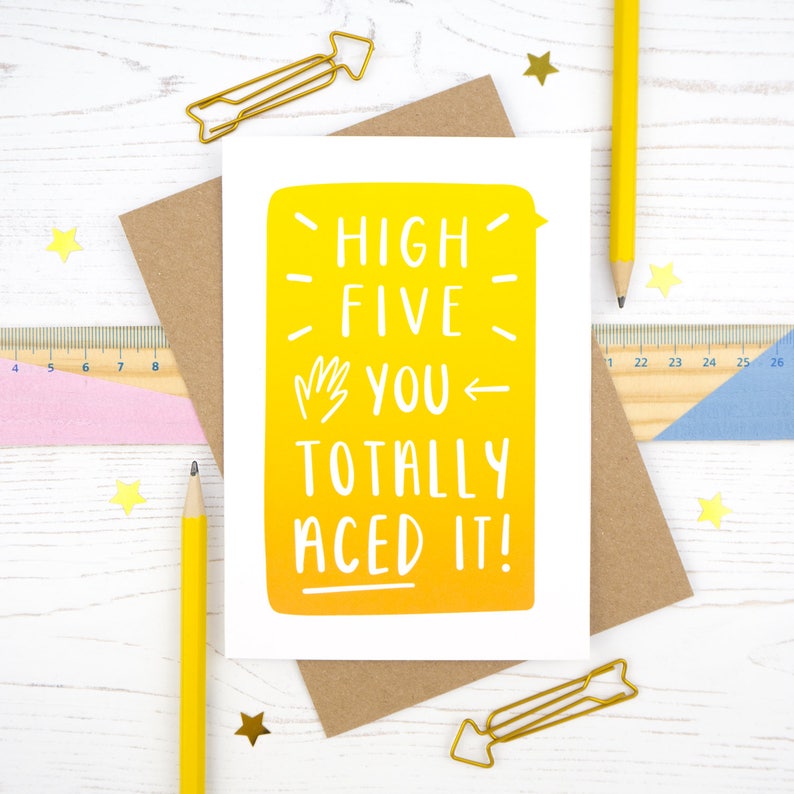 High Five Card - Etsy UK