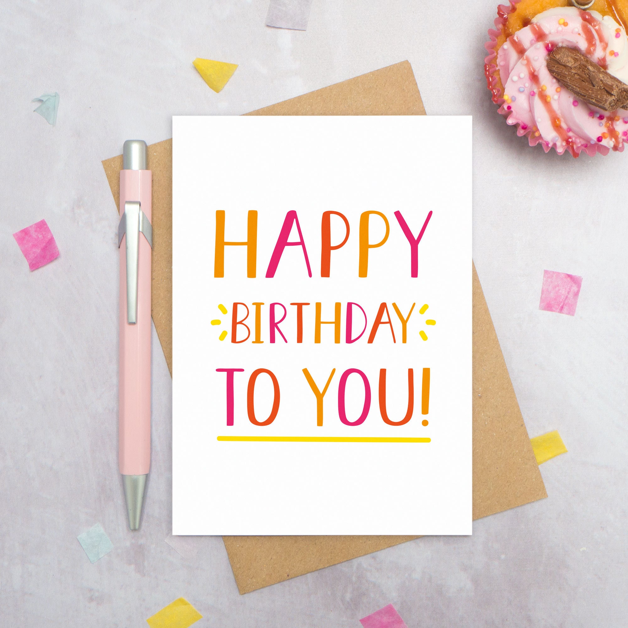 Happy Birthday Card - Etsy