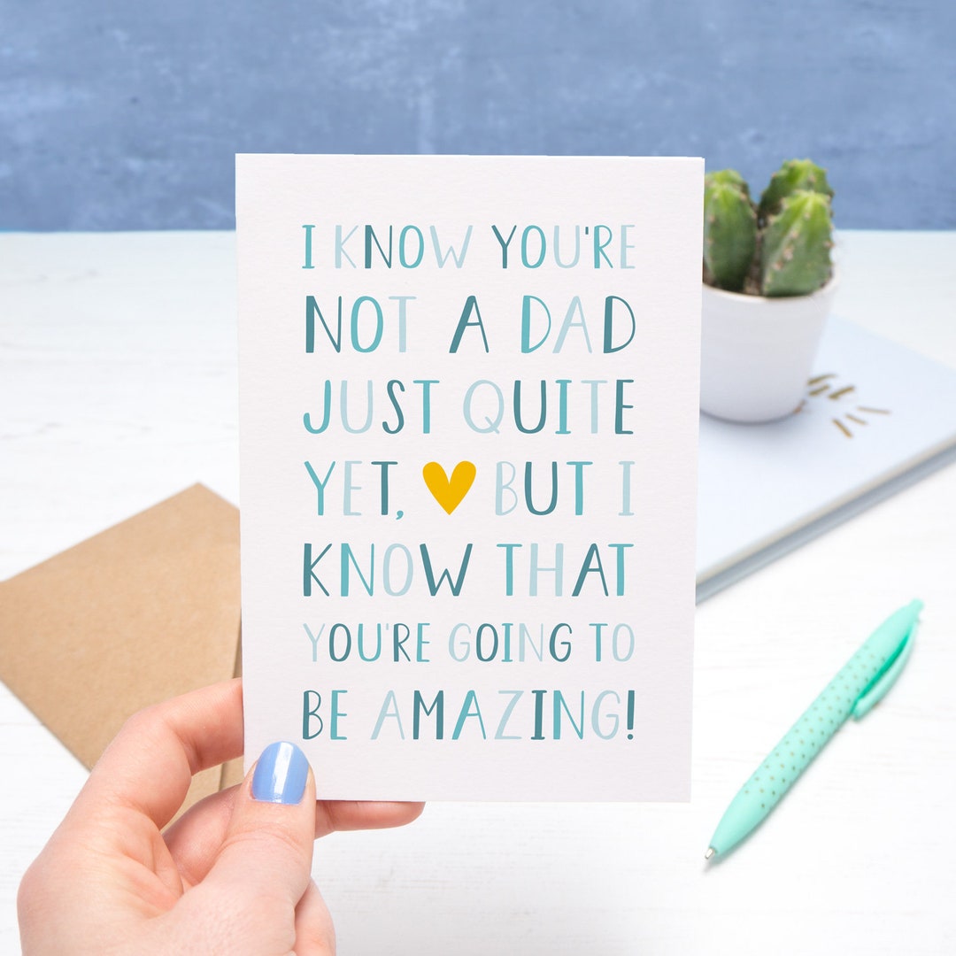 Dad to Be Father's Day Card - Etsy