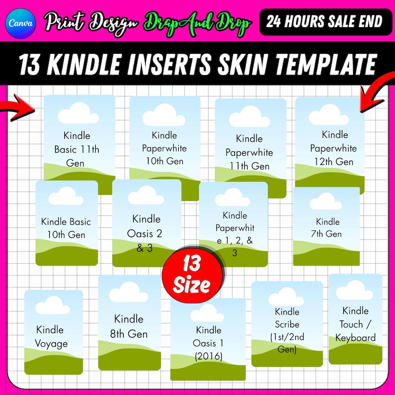 Case Gen 11 Kindle - Etsy UK
