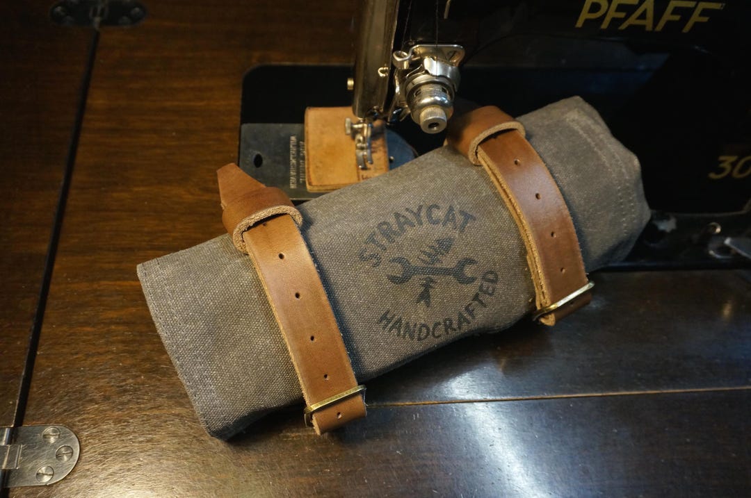 Canvas Tool Roll/tool Bag for Motorcycle/handmade/roll-up Bag/tool Roll ...