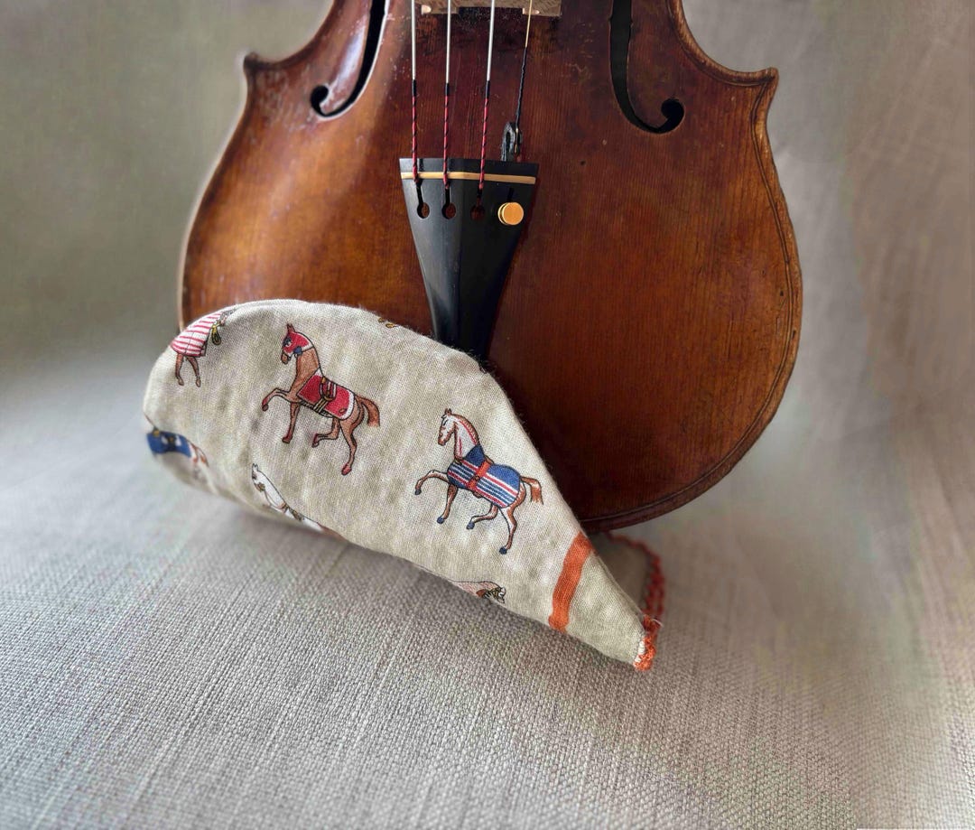 Violin Chinrest Cover Band Type | L Size (4/4 - Viola) | 60‘s Cotton ...