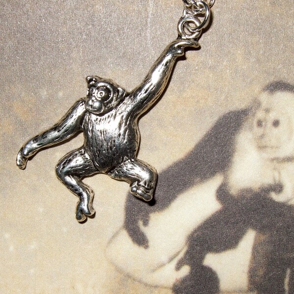 Monkey Necklace - Etsy UK