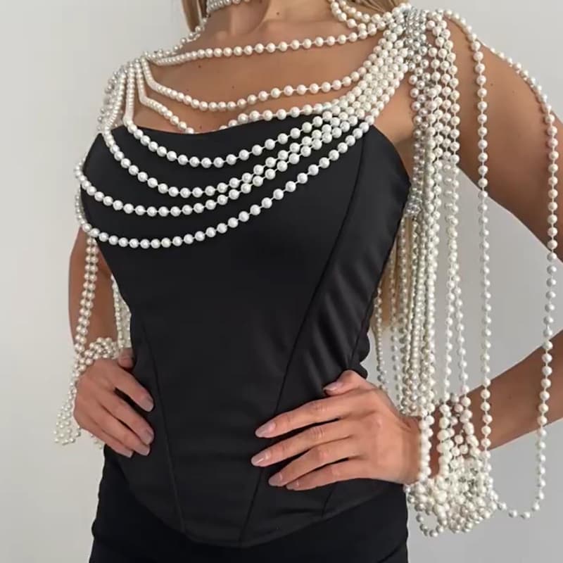 Beaded Shoulder Cape - Etsy