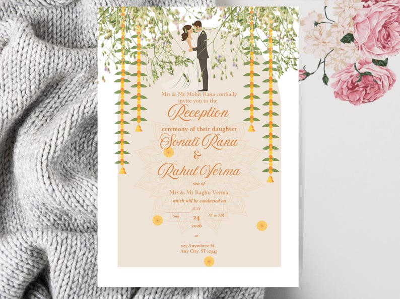 Wedding Invitation Kit(editable) – Digital Download - Etsy