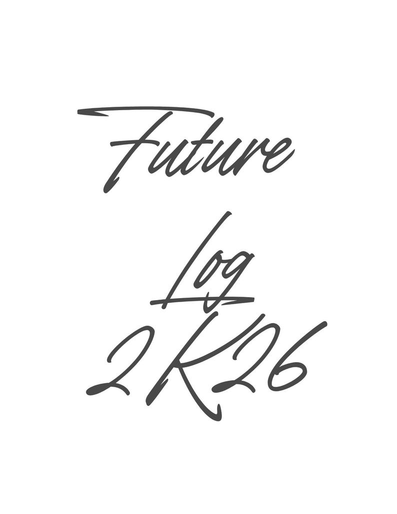 Bullet Journal 2026 Printable | Minimal Monthly , Weekly Planner, Habit ...