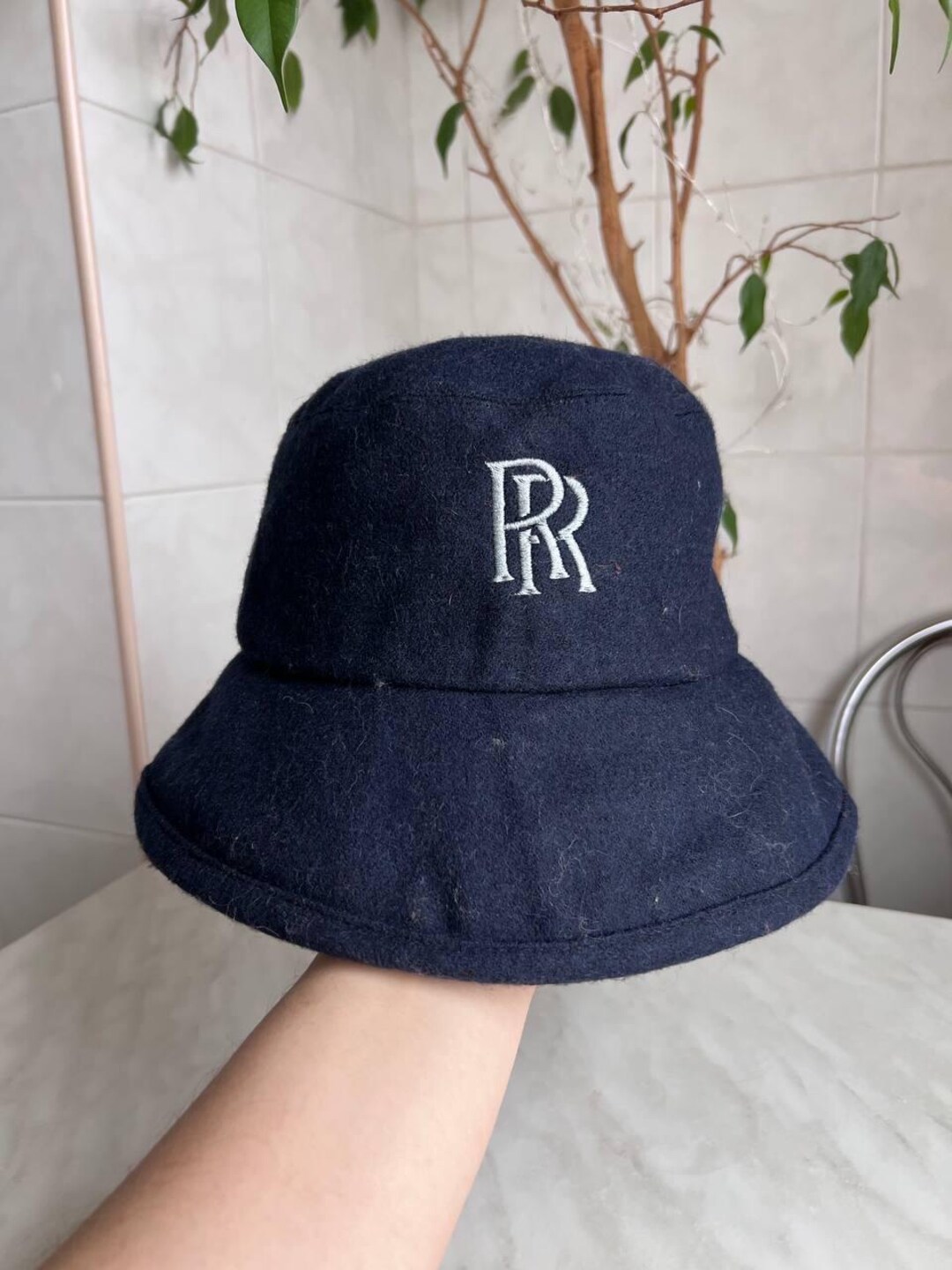 Vintage Y2K 90s Rolls Royce 100% Wool Bucket Hat Auto Racing 1990's ...