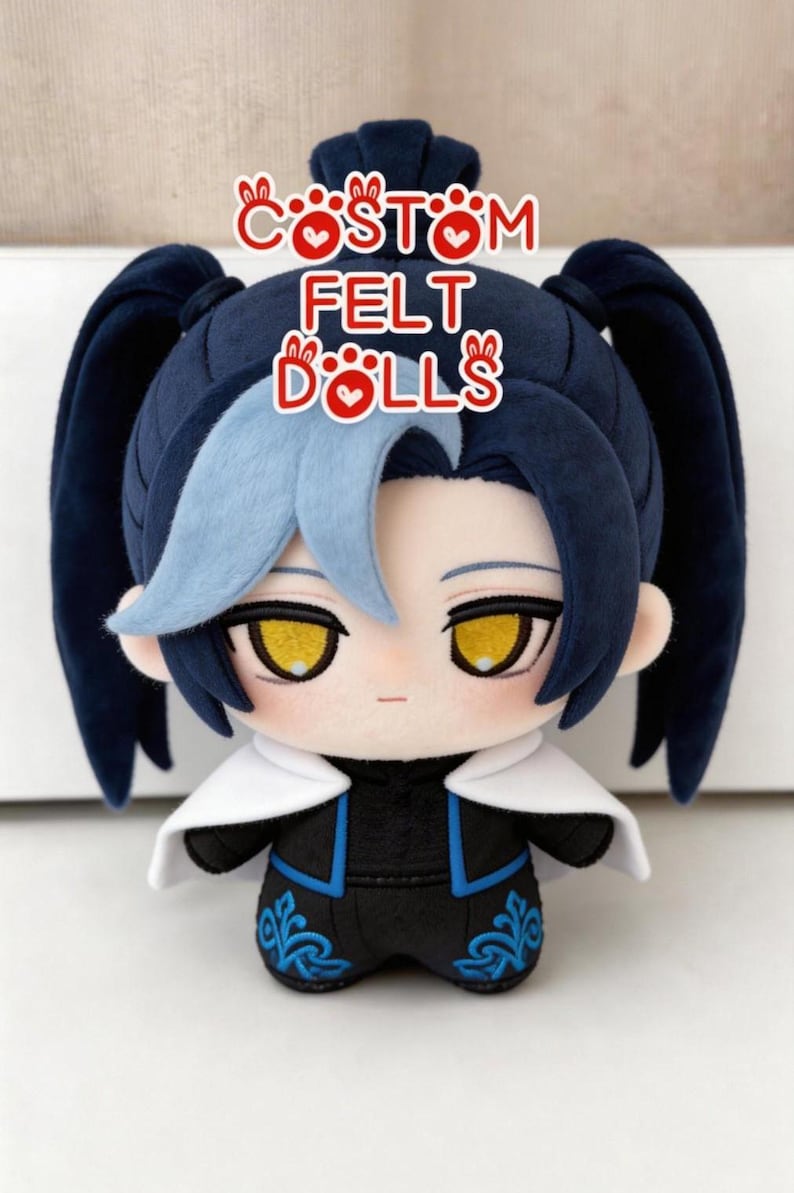 Custom 10cm Cute Felt Dolls, Custom 10cm Dolls Based on Pictures ...