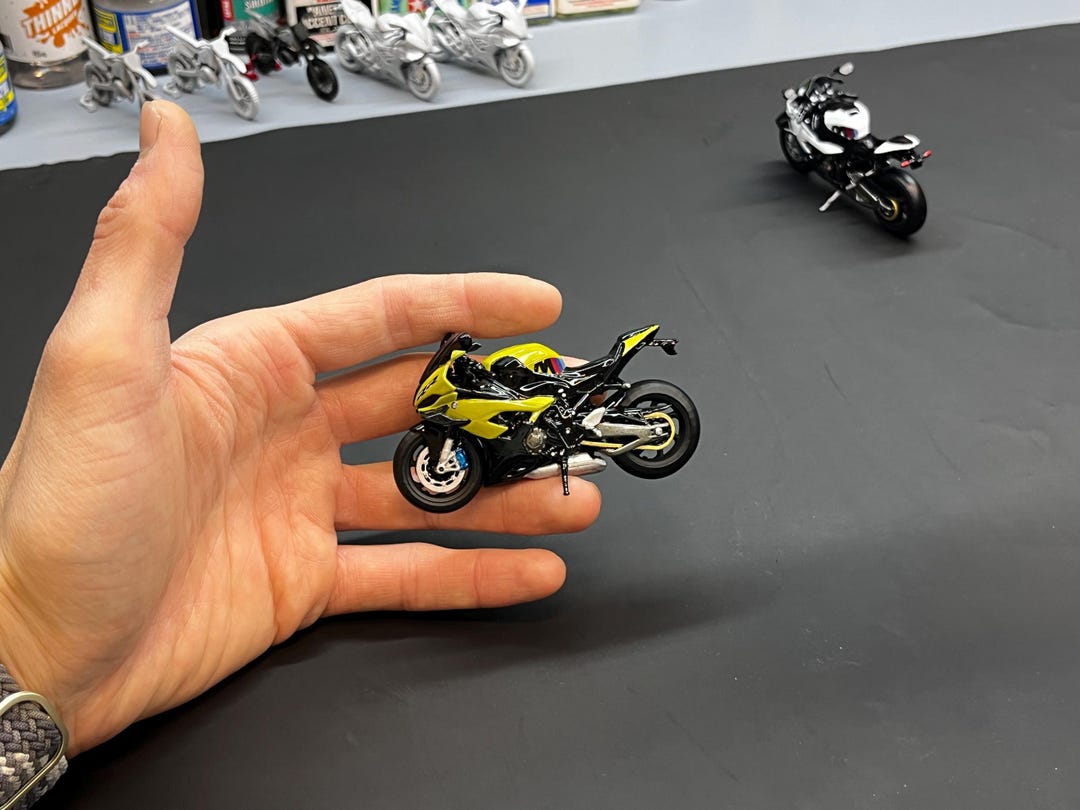 Hand Painted1/24 Scale 50th Edition M1000RR Motorcycle Model - Etsy