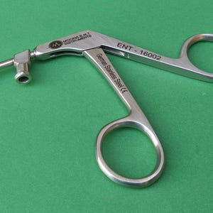 ENT Miniature Frontal Sinus Nasal Forcep, Right Side Tip, 1.5mm Bite ...