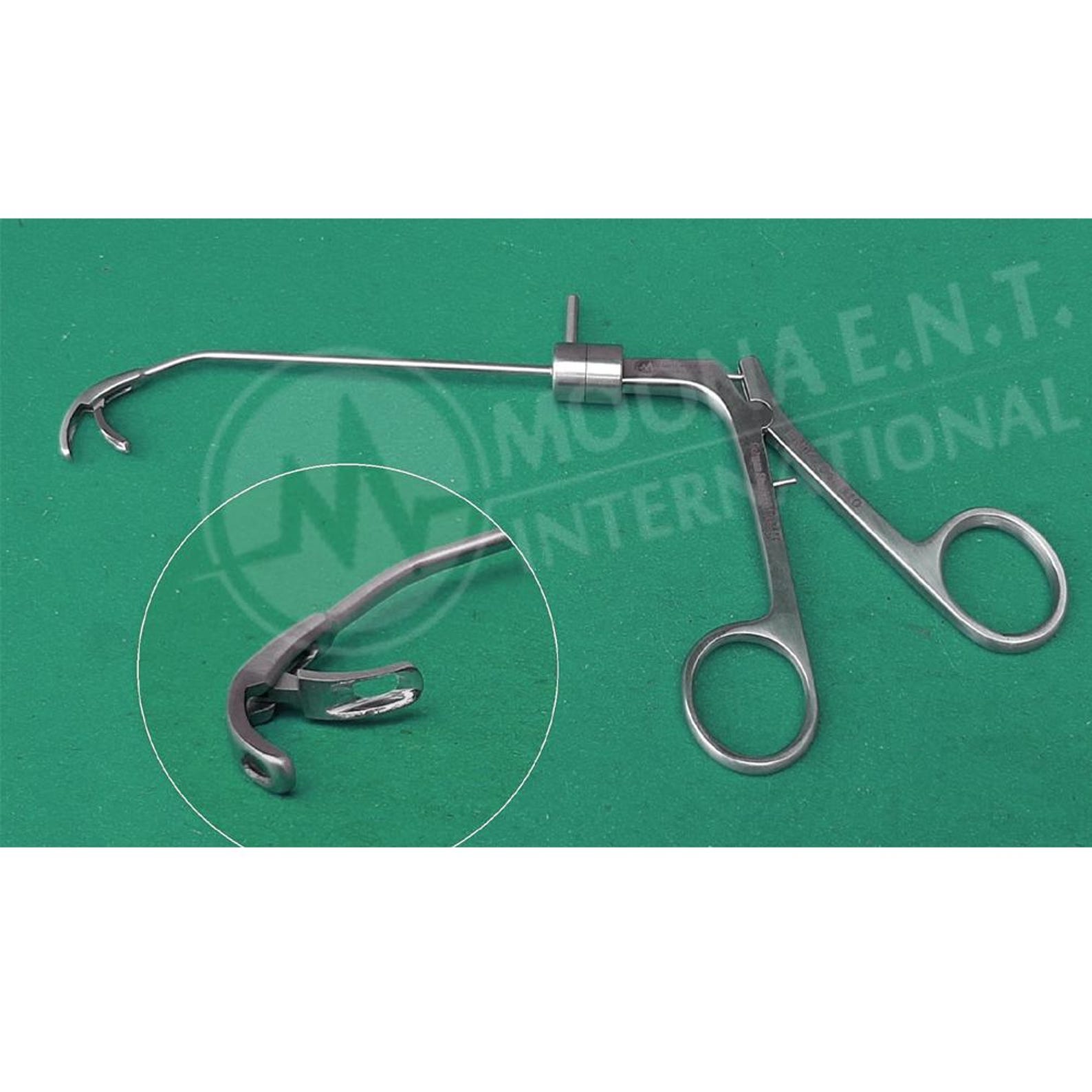 ENT Heuwieser Antrum Grasping Forceps Rotatable 360 Degree Finger Point ...