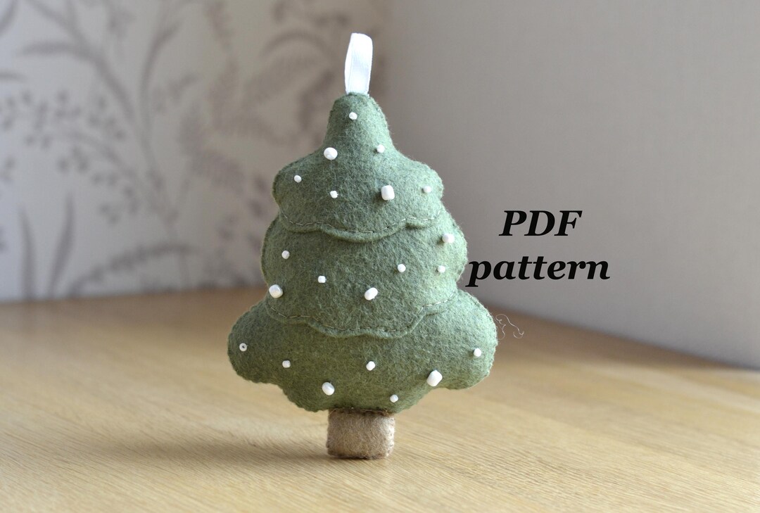 Sewing Pattern Felt Christmas Tree : DIY Tutorial - Etsy