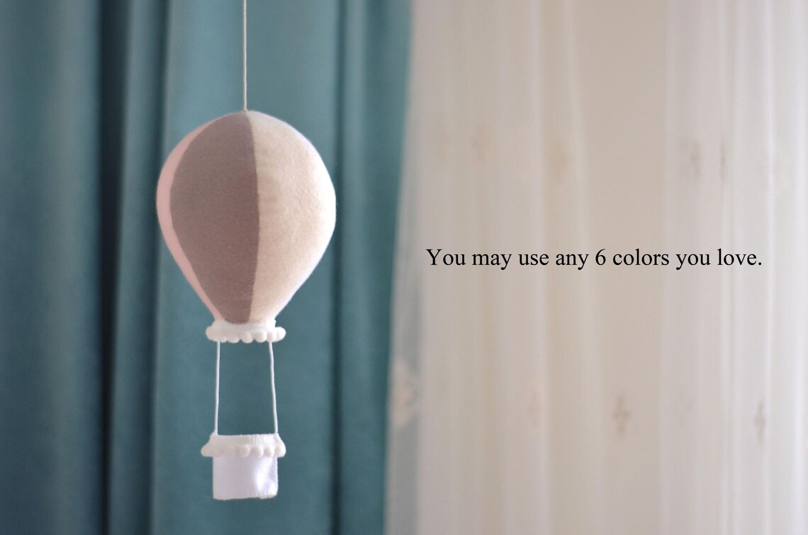 Hot Air Balloon Pattern : Felt Sewing Balloon PDF - Etsy