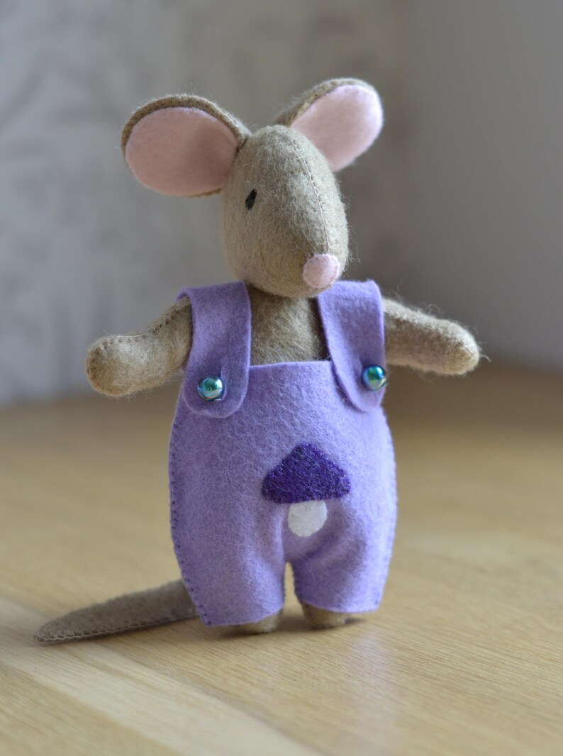 Overalls Pattern for Stuffed Animal : DIY Tutorial , Mice Bunny Deer ...
