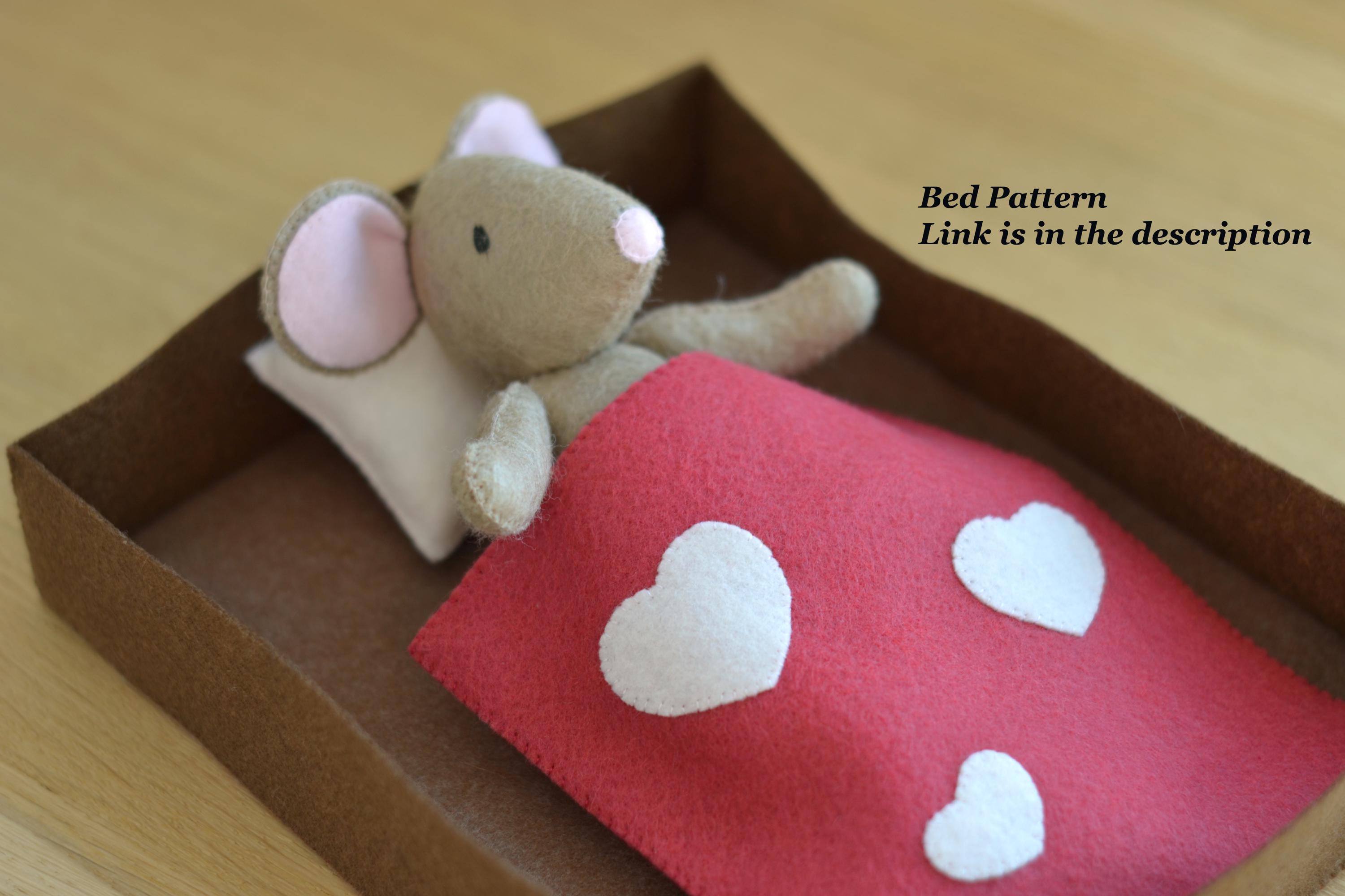 Felt Mouse Sewing Pattern : Mini Mice Tutorial - Etsy