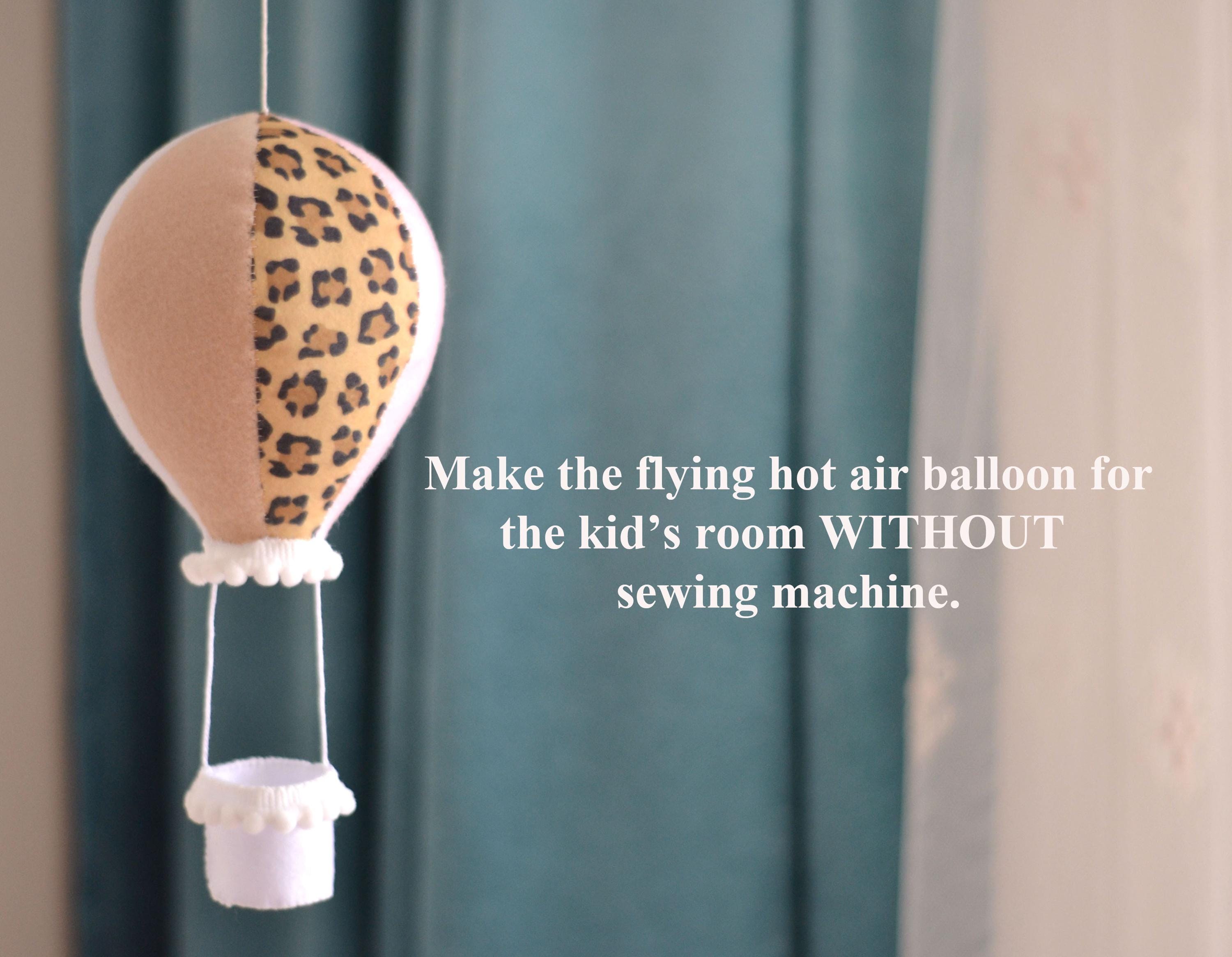 Hot Air Balloon Pattern : Felt Sewing Balloon PDF - Etsy