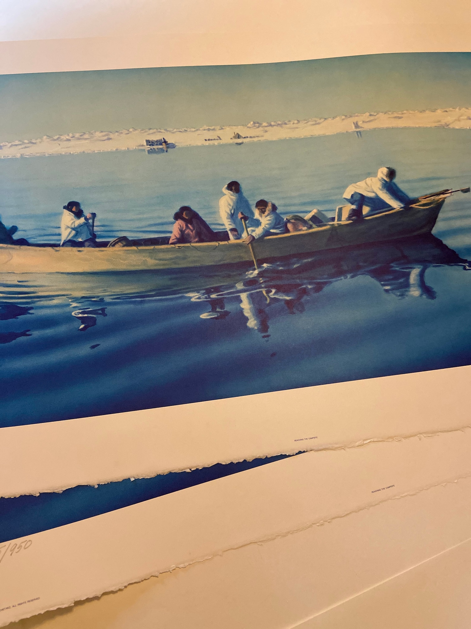 Fred Machetanz decision on the Ice Field Signed - Etsy