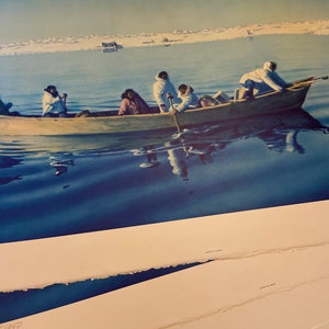 Fred Machetanz "decision on the Ice Field" Signed Lithograph - Alaskan ...