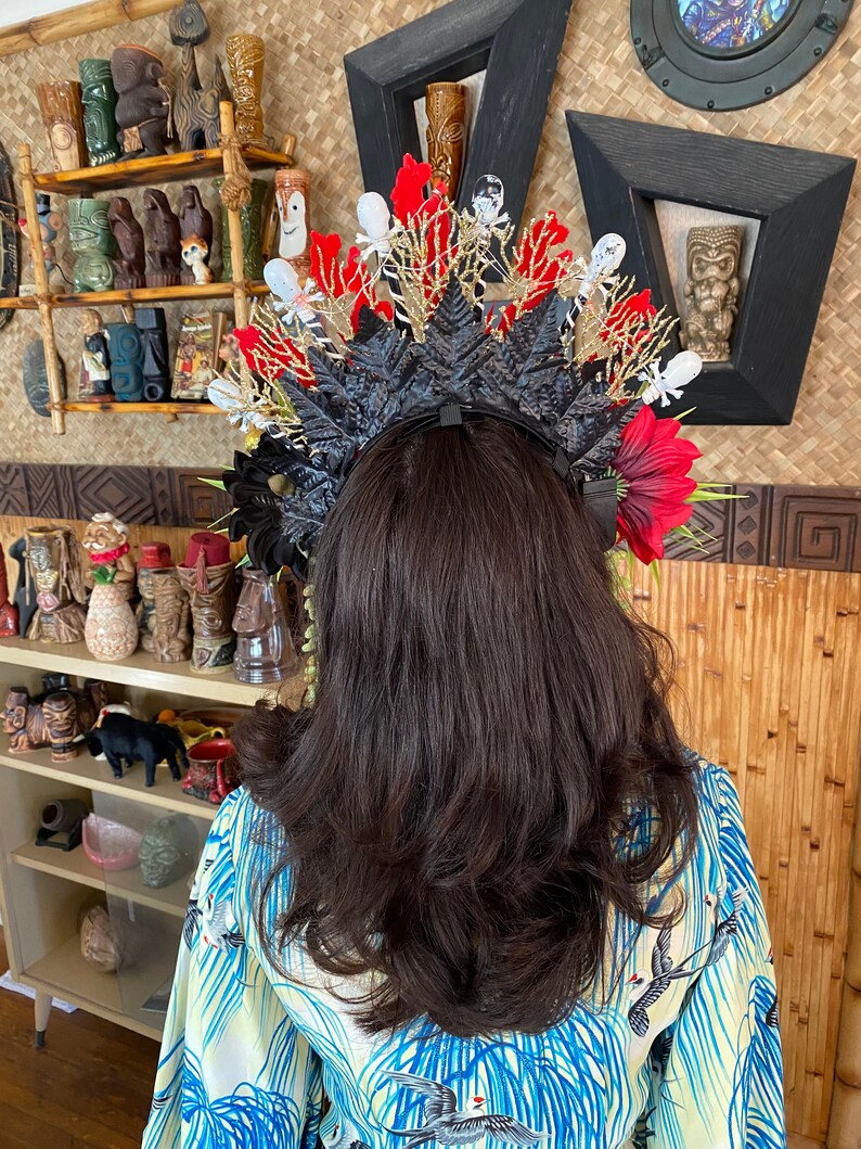 Swizzle Stick Crown Dragons Light up Skull and Crossbones | Etsy