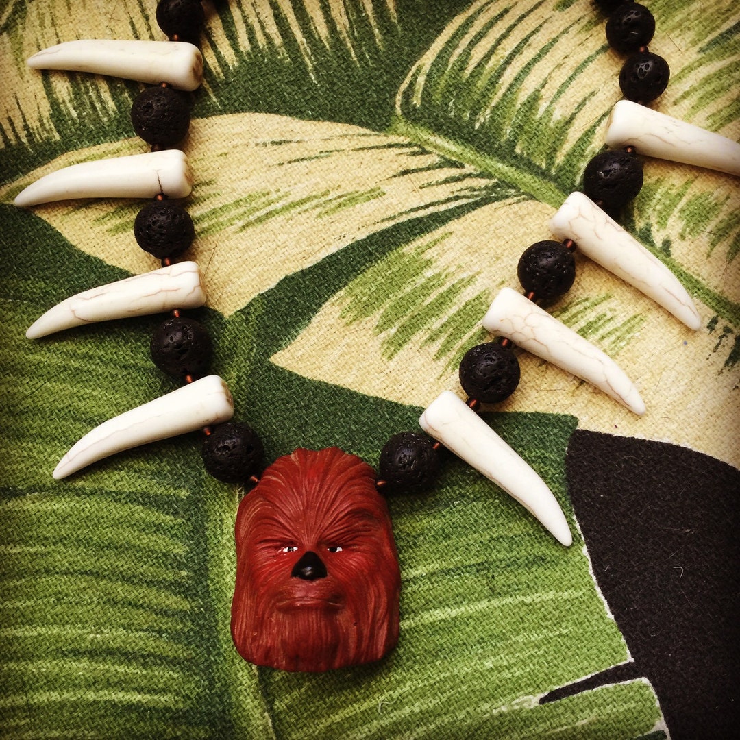 Primitive Chewbacca Star Wars Necklace Tiki Oasis VLV Pinup - Etsy