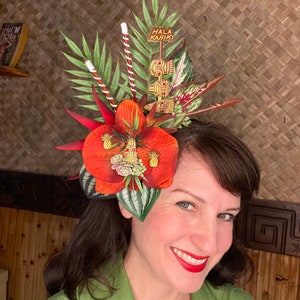 Tiki Swizzle Stick Hala Kahiki Mini Half Crown Sloth Love Punk Dapper ...