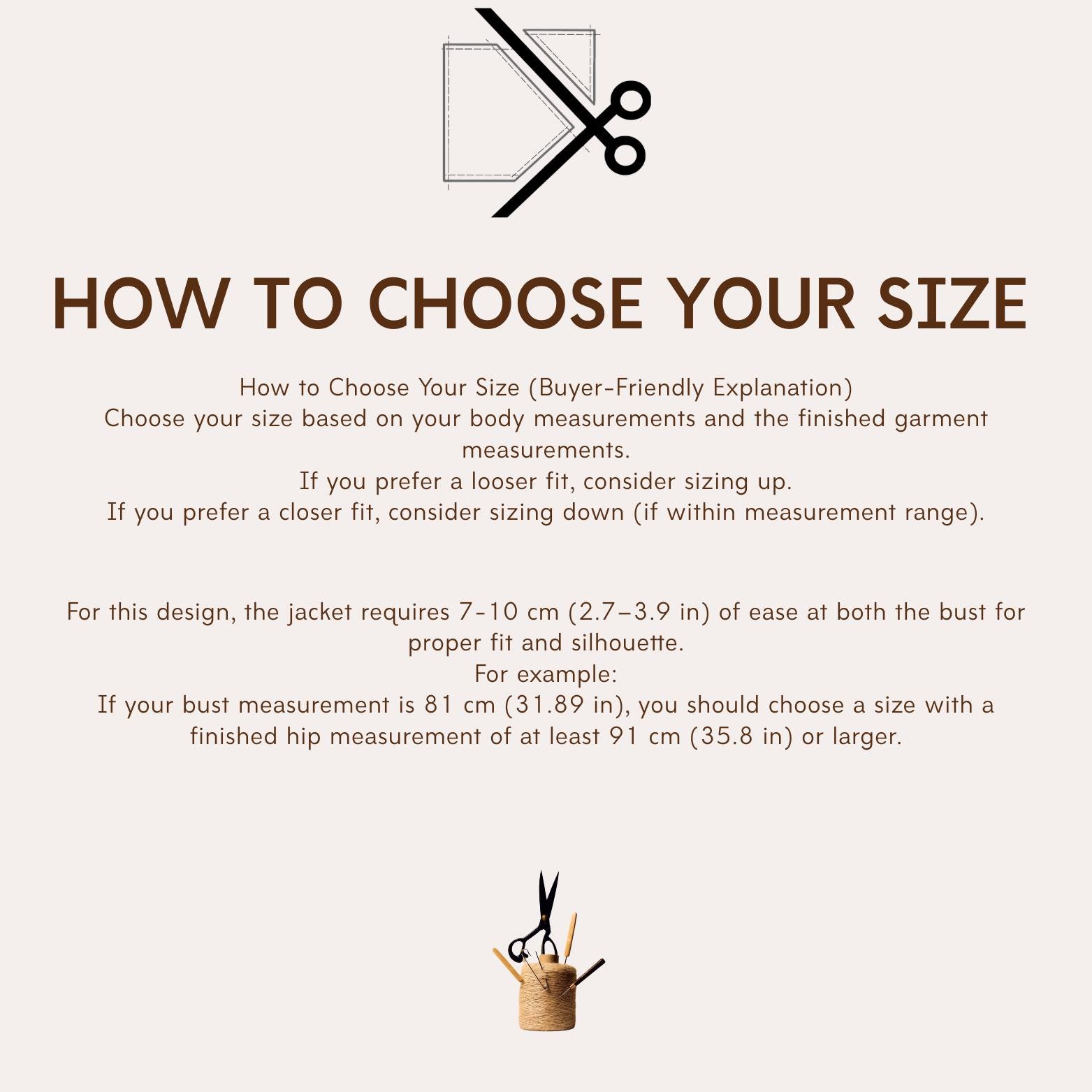 Boxy Double-breasted Jacket Sewing Pattern Spring Coat Pattern Outwear ...