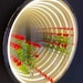 Flower İnfinity Mirror,led Wall Decor,led İnfinity Mirror - Etsy