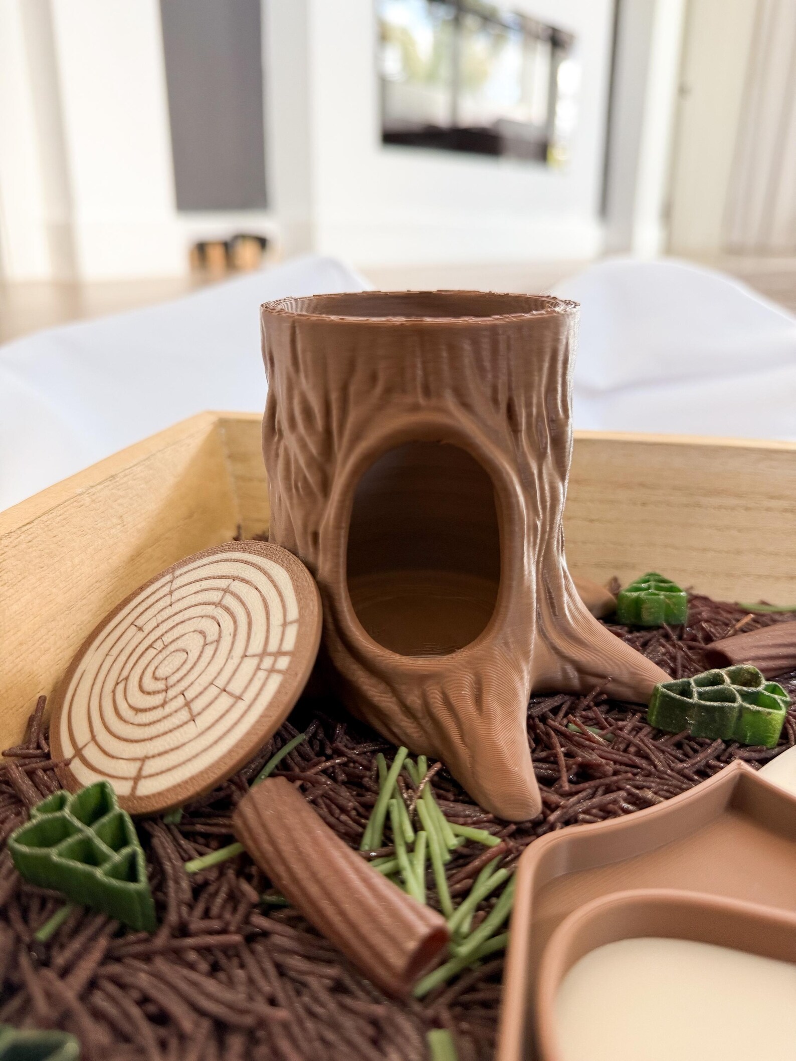 Hibernation Sensory Play - Tree Trunk - Burrow - Tree Log - Etsy