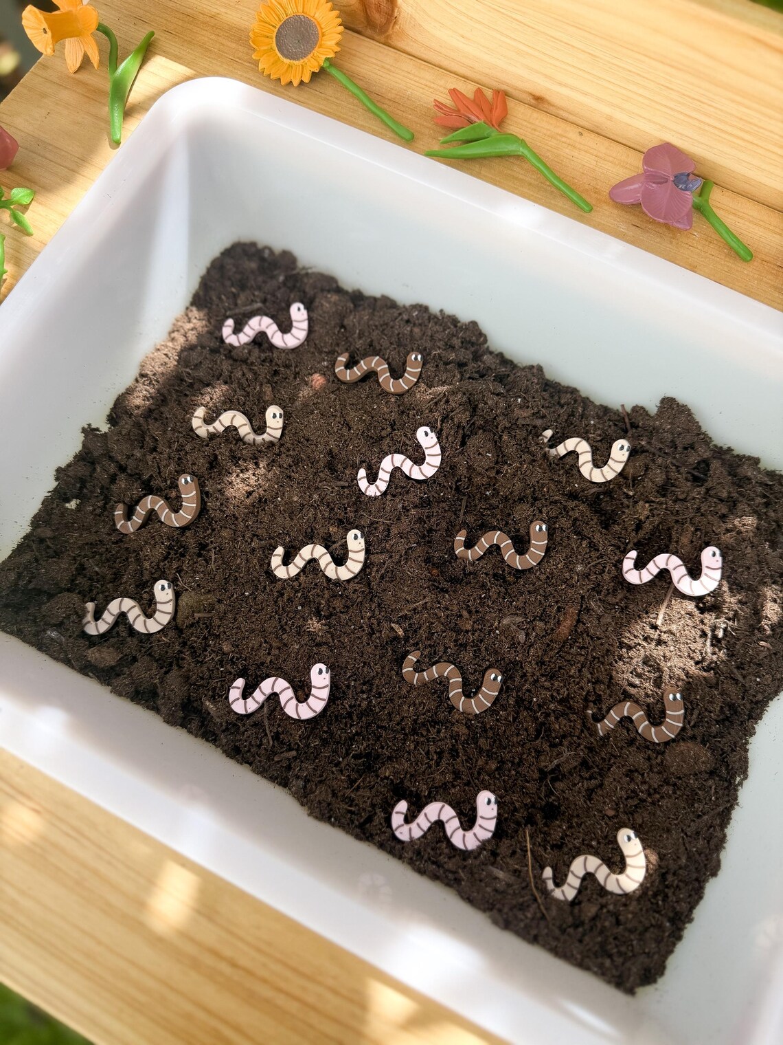 Spring - Flowers - Gardening - Worms - Birds - Sensory Play - Etsy