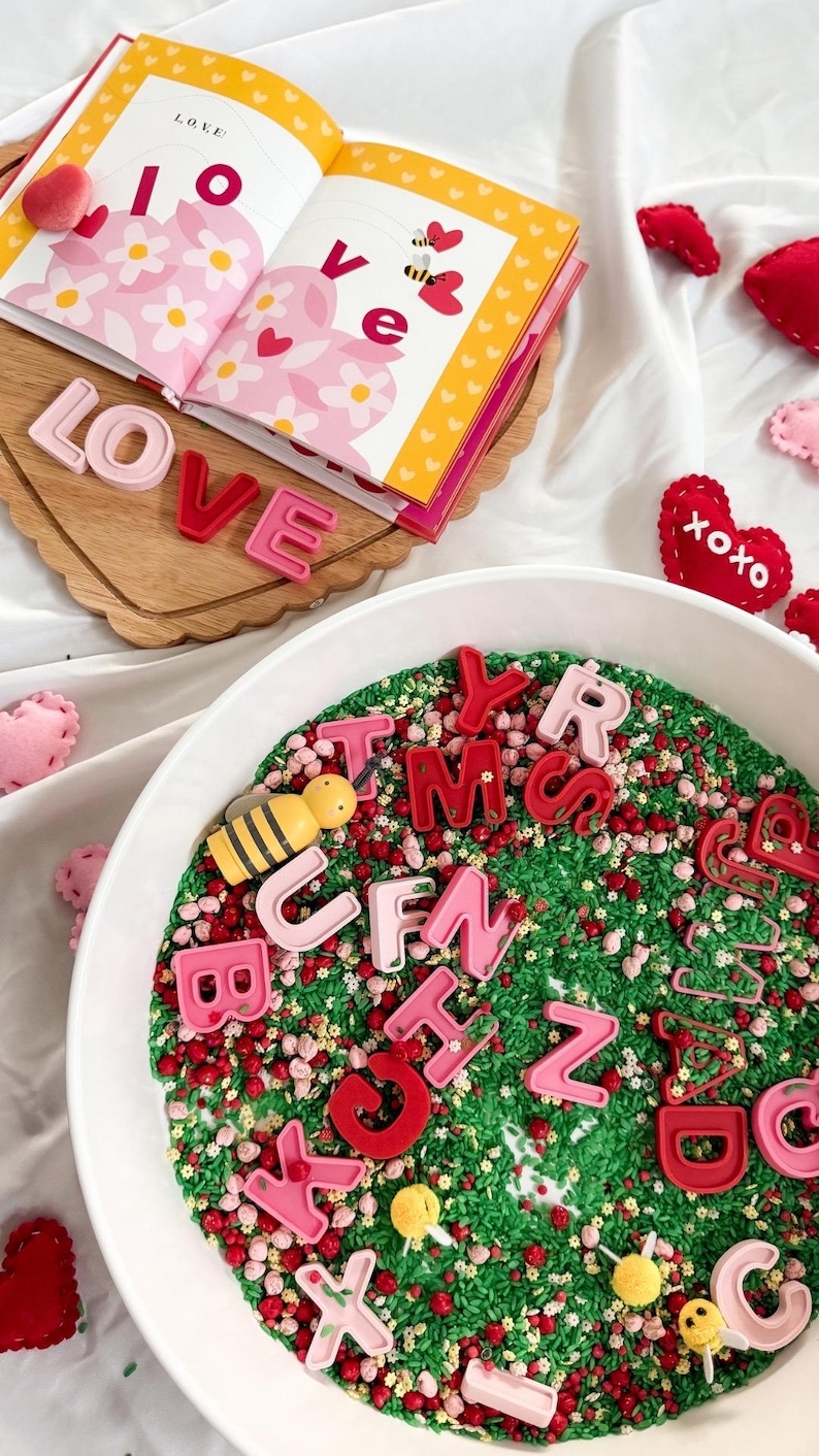 Chicka Chicka I Love You - Letters - Valentine's Day - Sensory Play - Etsy