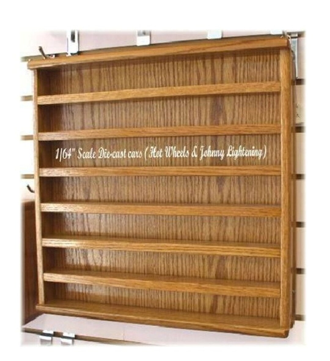1/64th Scale Die-cast Cars Oak Display Case (FREE Shipping) - Etsy