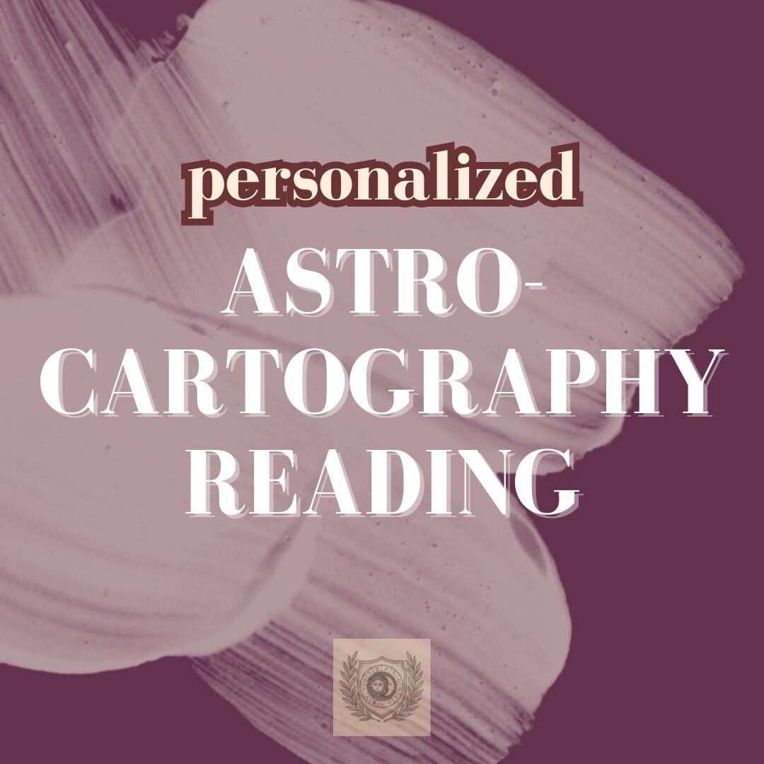 Astrocartography Map PDF | Personalized Birth Chart Reading for ...
