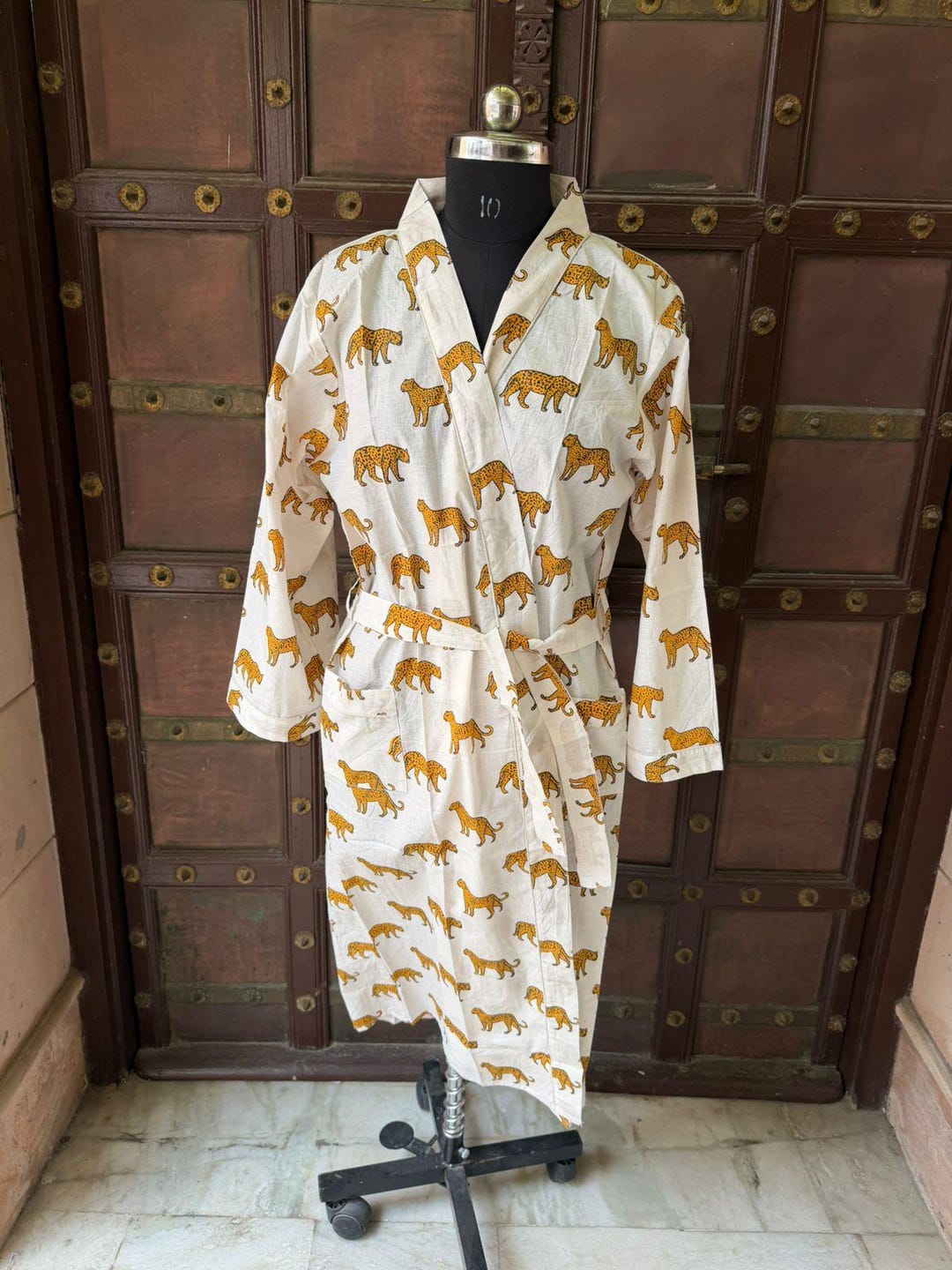 Cotton Kimono Robes Dressing Gown, Block Print Bridesmaid, Summer ...