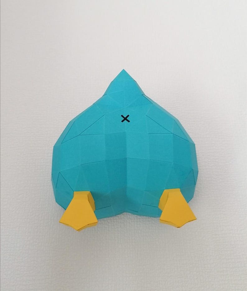 3D Papercraft Duck Butt - Pdf Svg Dxf Download | Cucul Canard | Funny ...