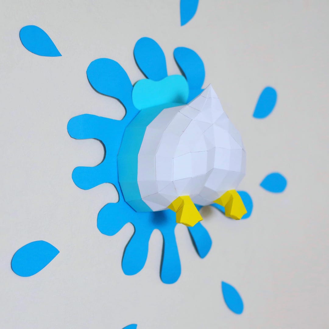 3D Papercraft Duck Butt - Pdf Svg Dxf Download | Cucul Canard | Funny ...